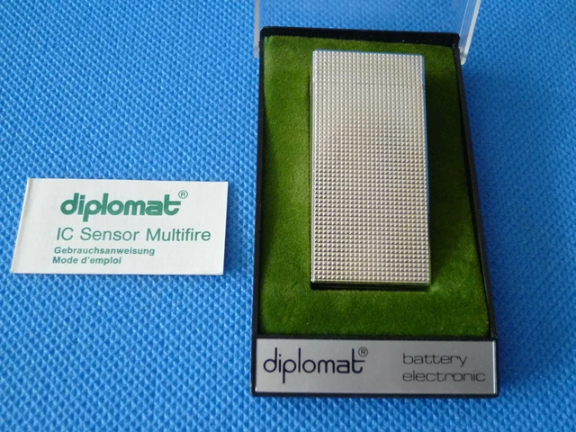 FEUERZEUG - DIPLOMAT IC Sensor Multifire /Swiss Made mit OVP + sehr ...