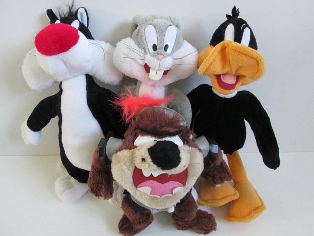 LOONEY TUNES SYLVESTER Cat Bugs Bunny Daffy Duck Tasmanian Devil Soft ...