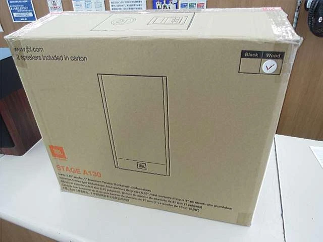JBL STAGE A130 Speaker Pair Book Shelf speaker Sound Wooden from Japan ...