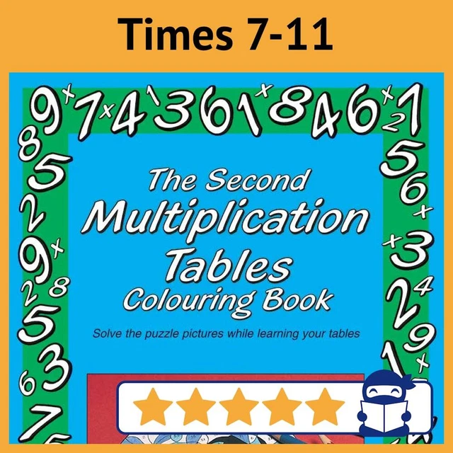 TIMES TABLES COLOURING Book 2 Ages 7 11 Learn Through Play By times-tables-colouring-book-2-ages-7-11-learn-through-play-by
