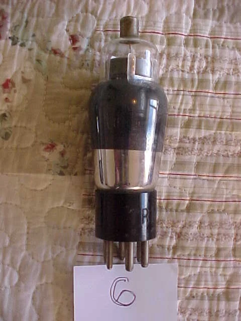 VINTAGE RADIO VALVE Tube With 6 Pins With Limited Identification ...