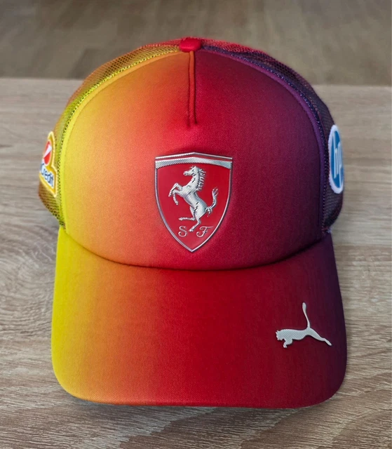 F1 PUMA FERRARI Lewis Hamilton DRIVER Cap Hat British Silverstone ...