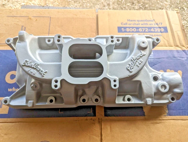EDELBROCK HIPO F4B Intake Mustang Gt Cobra Shelby 289 302 347 Sunbeam ...