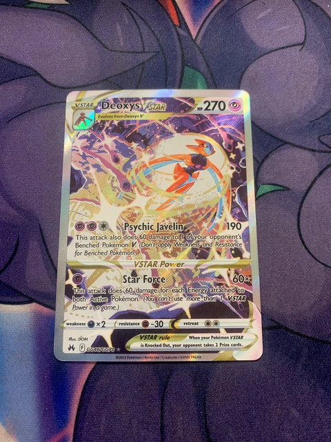 POKÉMON TCG DEOXYS VSTAR Crown Zenith: Galarian Gallery GG46/GG70 ...