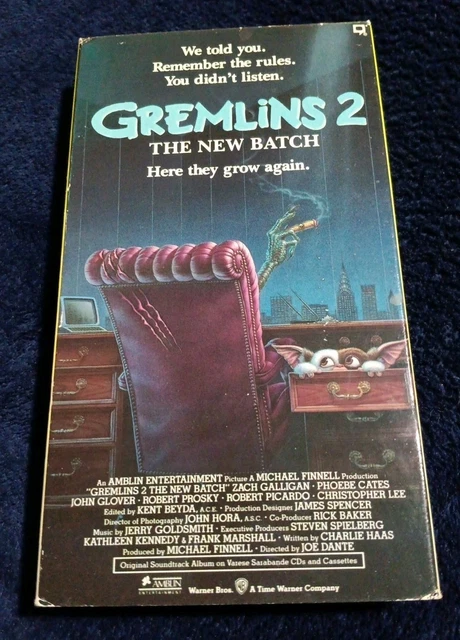 GREMLINS 2-THE NEW Batch (VHS, 1990) Tested £9.17 - PicClick UK