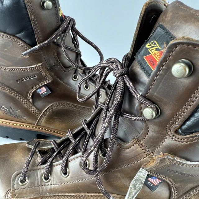 THOROGOOD LOGGER 6& Non Safety Boots Mens 10.5 2E Waterproof Work ...