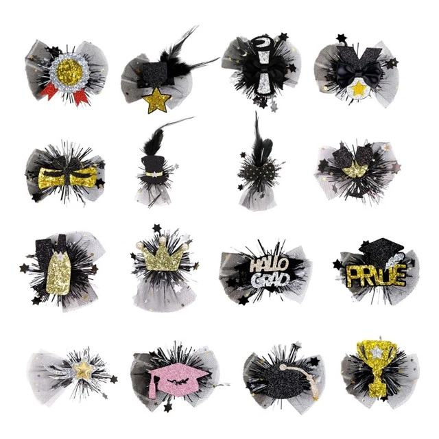 GRADUATION PARTY HAIR Clip Graduation Season Hair Pin DuckbillClip ...