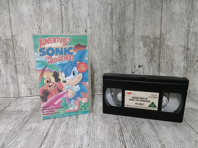 ADVENTURES OF SONIC The Hedgehog High Stakes Sonic & Sonic Breakout VHS ...