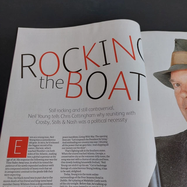 NEIL YOUNG - RARE UK The Big Issue Magazine GOLDFRAPP (JULY 2008) £12. ...