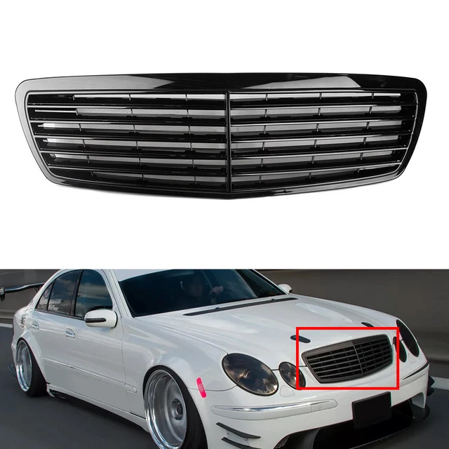 FRONT GRILL GRILLE For Mercedes-Benz W211 E-CLASS E320 E350 E55 2002 ...