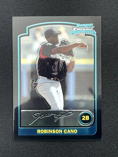 ROBINSON CANO 2003 Bowman Chrome Draft #BDP124 1ère carte prospect ...