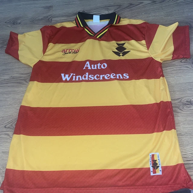 VINTAGE PARTICK THISTLE Scotland 1997/1999 Home Football Shirt Arrow ...