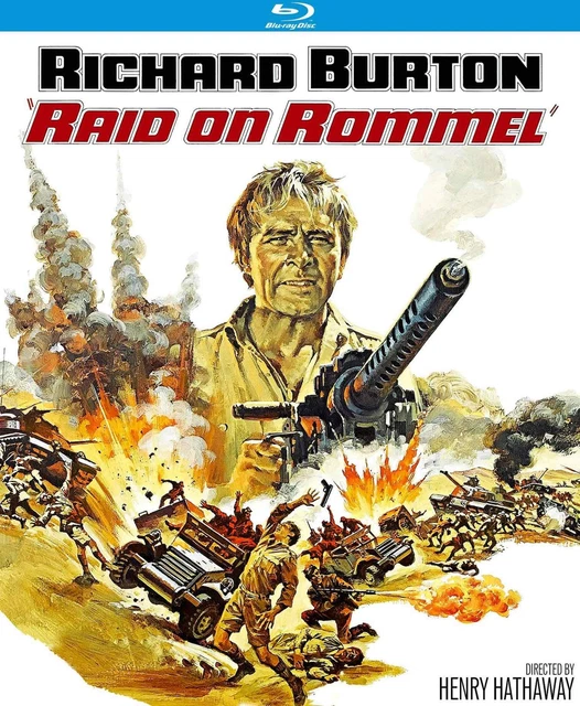 RAID ON ROMMEL (Blu-ray) Richard Burton John Colicos Wolfgang Preiss ...