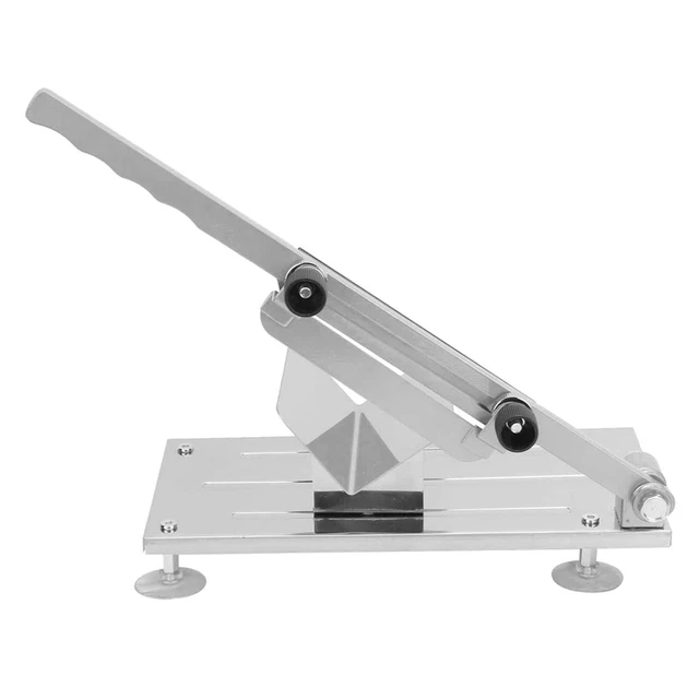 ADJUSTABLE MANUAL MEAT Slicer for Frozen Beef and Mutton Cut Sheets £16 ...