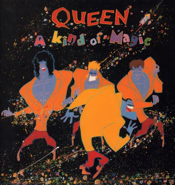 QUEEN A KIND of Magic LP vinyl UK Emi 1986 in gatefold sleeve with ...