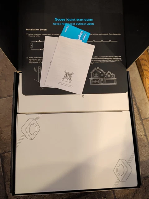 NEW GOVEE PERMANENT Outdoor Lights 2 IP67 Waterproof Model H705D - 50 ...