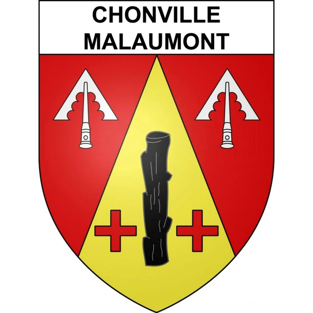 CHONVILLE-MALAUMONT 55 VILLE sticker blason écusson autocollant adhésif EUR 6,99 - PicClick FR