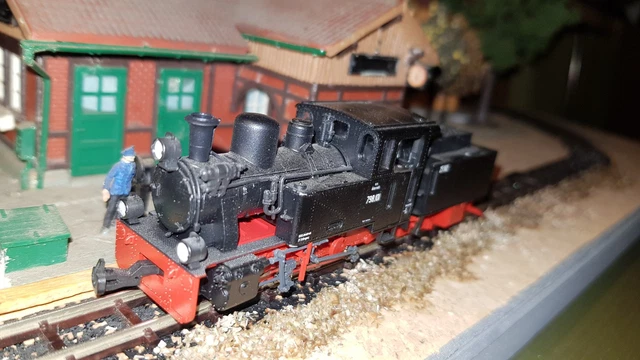 ROCO DAMPFLOK SCHLEPPTENDER H0e Schmalspur Feldbahn 33232 1:87 EUR 121 ...