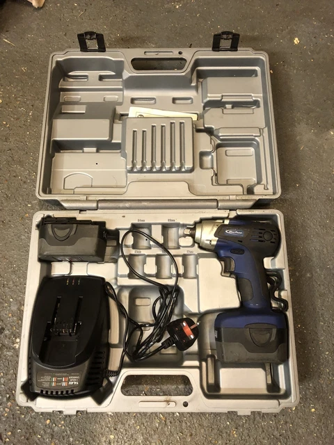 BLUE-POINT IMPACT WRENCH Driver 14.4V Cordless ETB14438A (batteries ...