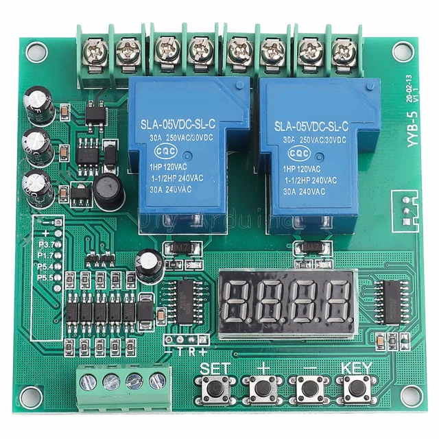 Yyb 5 12V 24V Forward Reverse Motor Control Board Two Relay Timing ...