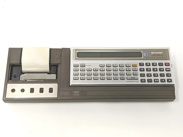 SHARP POCKET COMPUTER PC-1211 CALCULATOR &Printer Interface VINTAGE ...
