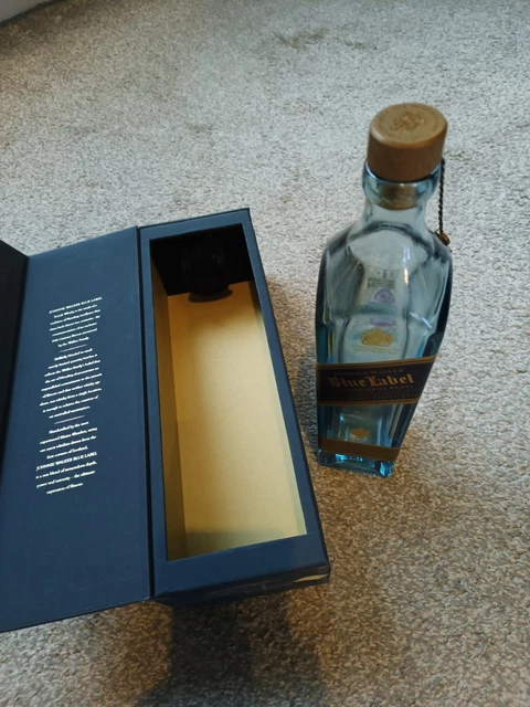 JOHNNIE WALKER BLUE Label Blended Scotch Whisky Empty Bottle in ...