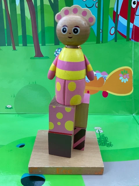 IN THE NIGHT Garden Wooden Stacking Eee Tombliboo Character Figure Pink ...