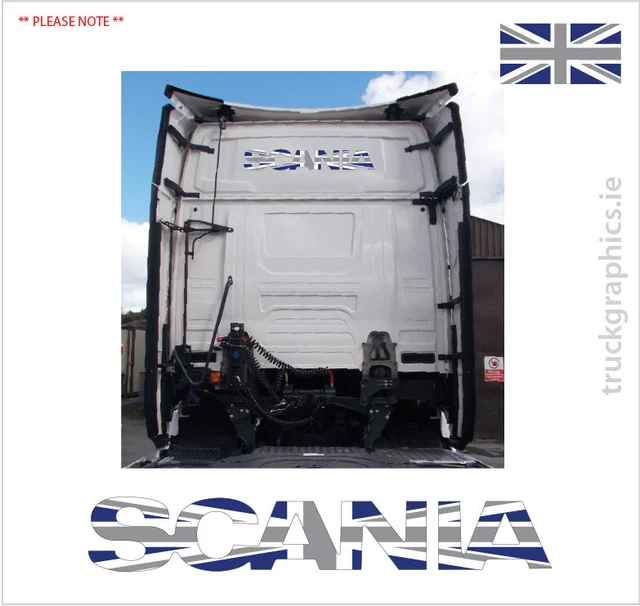 SCANIA NEXT GEN Union Jack Decal,Sticker, R/S Series Topline, Highline ...