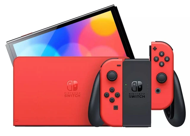 NINTENDO SWITCH OLED Model Console Mario Red Edition 10007456 £249.99 ...