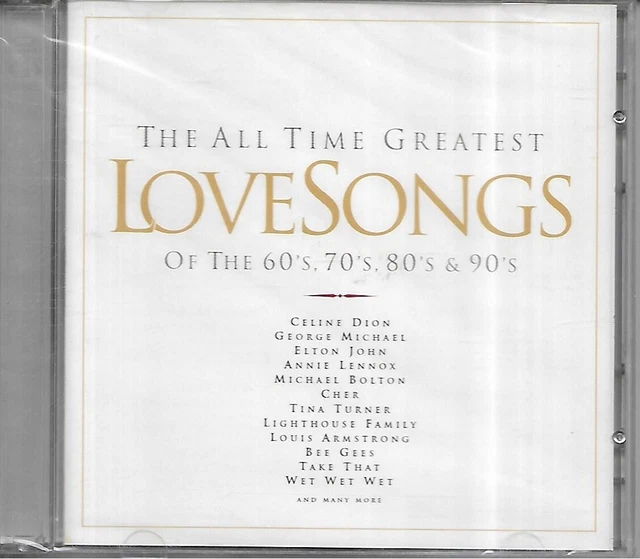 THE ALL TIME Greatest Love Songs - Various Artists (2000 Double CD ...