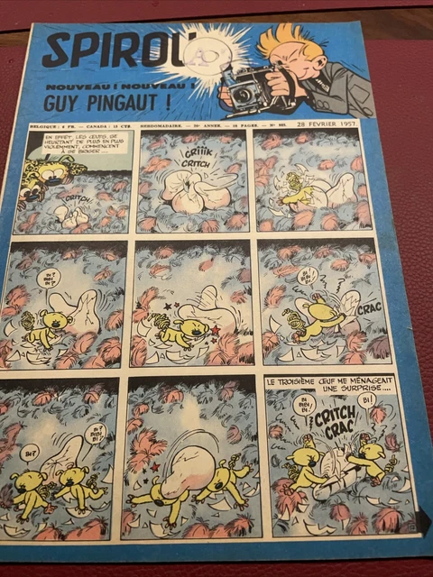 TIM UND STRUPPI Spirou 985 1957 Buck Danny Franquin Jeff Jordan EUR 1 ...