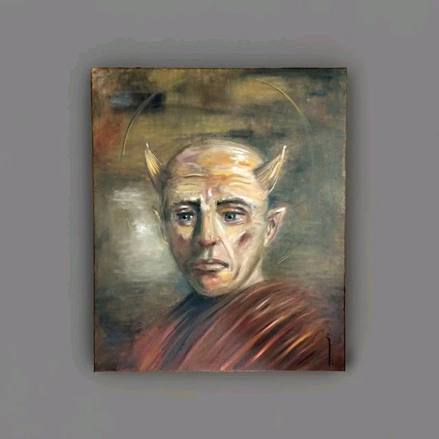 EXPRESSIONIST OIL PAINTING Fallen Angel Original Artwork Signed £150.00 ...