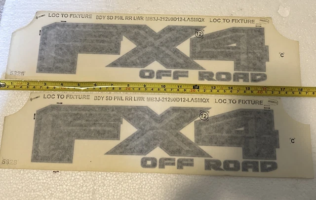 NEW (2X) OEM 2021-2024 Ford F150 Ranger decal FX4 Off Road LH or RH ...