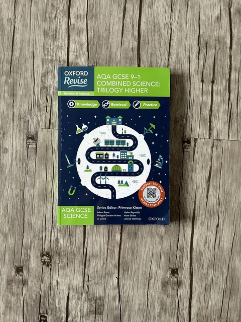 AQA GCSE 9-1 Combined Science: Trilogy Higher Book Oxford Revise New £9.79 - PicClick UK