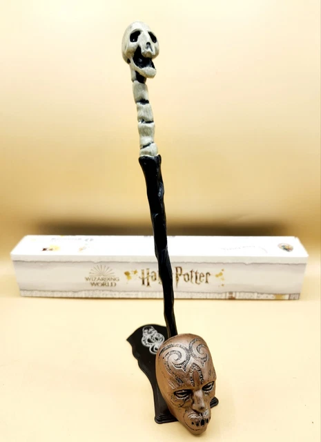 WIZARDING WORLD OF Harry Potter DEATH EATER-SKULL WAND w/Stand NOBLE ...