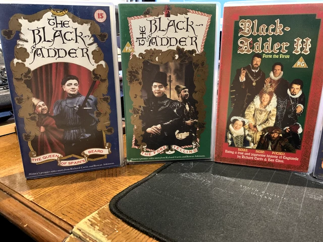BLACKADDER 1,2,3,4 SERIES VHS tapes £20.00 - PicClick UK