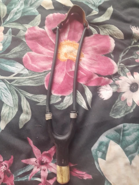 TRADITIONAL ROMANY GYPSY hunting catapult slingshot £45.00 - PicClick UK