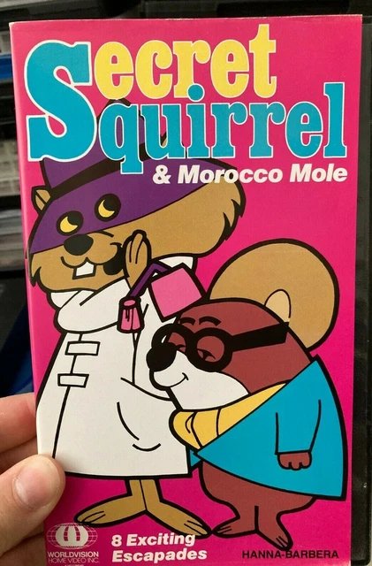 SECRET SQUIRREL AND Morocco Mole VHS VIDEO TAPE (animated kids tv ...