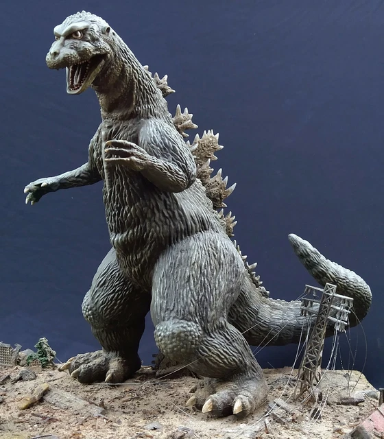 GODZILLA MINUS ONE 1 MODEL HUGE Custom Pro BUILT Statue Diorama 2001 ...