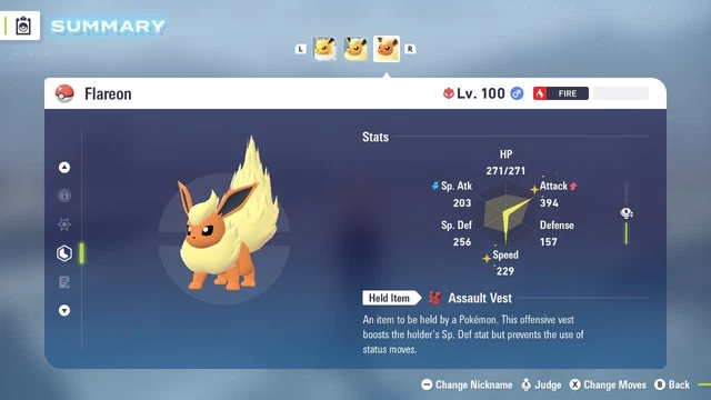 POKEMON LEGENDS ZA Z-A 6IV Flareon LV 100 MAX EV SHINY/Non shiny ALPHA ...