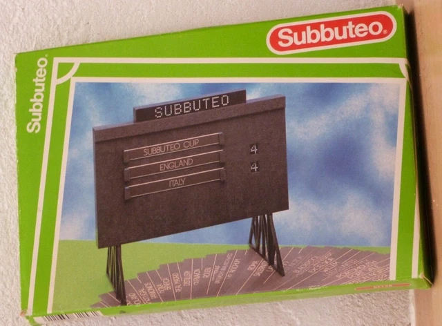 SUBBUTEO 61158 SCOREBOARD con nomi di squadra anni '90 EUR 5,76 ...