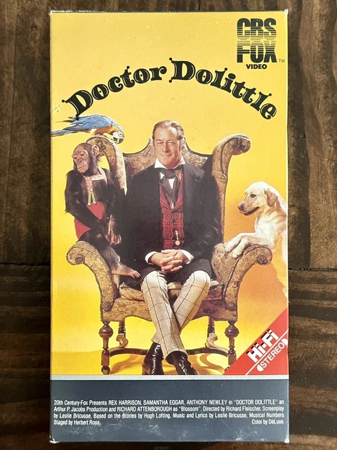 DOCTOR DOLITTLE W/ Rex Harrison Samantha Eggar 1984 VHS £8.14 - PicClick UK
