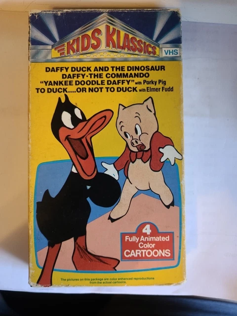 KIDS KLASSICS CARTOONS VHS video tape Daffy Duck, Porky Pig, Elmer Fudd ...