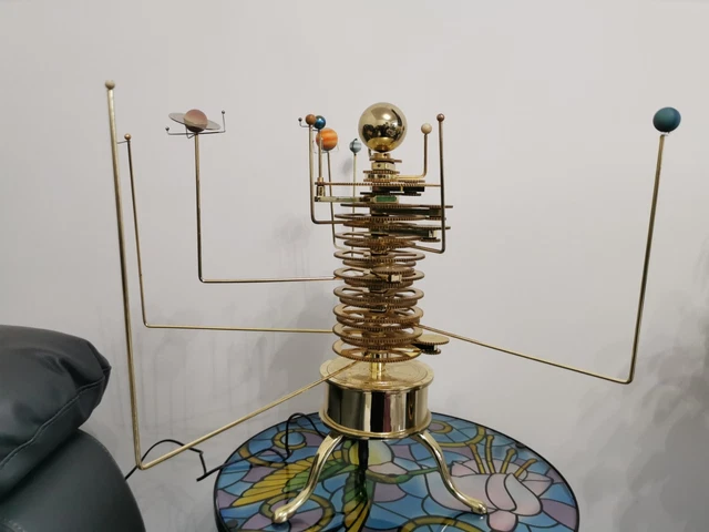 COMPLETE EAGLEMOSS SOLAR system ORRERY model, working plus 52x ...