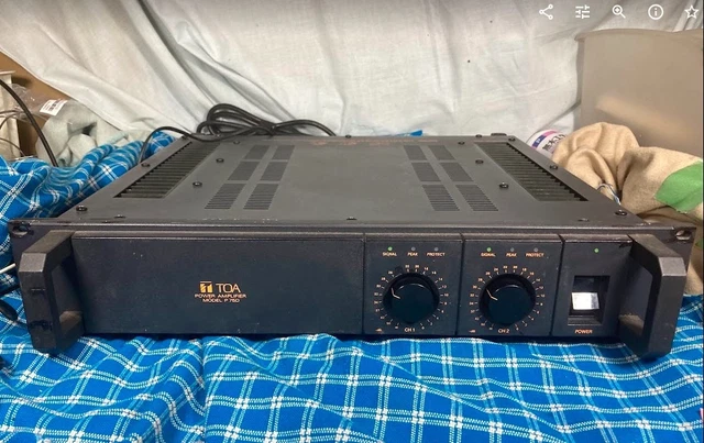 AMPLIFICATEUR DE PUISSANCE Toa P75D Re, Entièrement Opéré, 240515 EUR 632,44 - PicClick FR