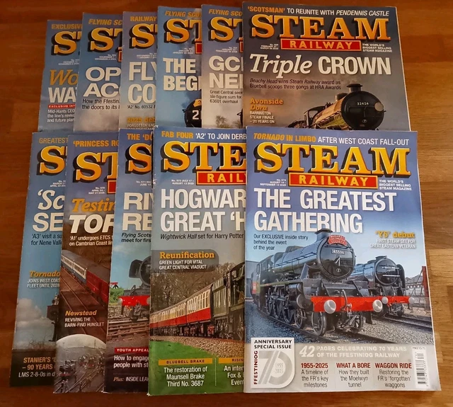 MAGAZINES - BUNDLE Of X11 Steam Railway Train Magazines Lot Between ...