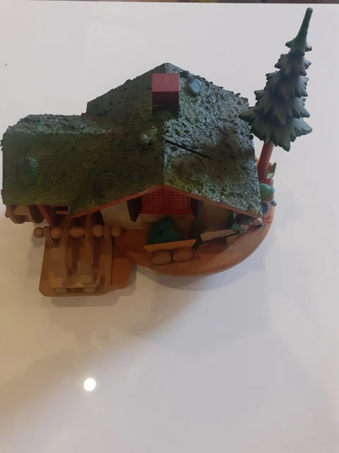 ALTE HOLZSPIELUHR, THORENS Movement, Spardose EUR 99,00 - PicClick DE