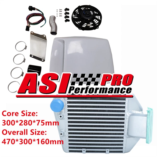 TOP MOUNT INTERCOOLER Kit Fit Toyota Landcruiser 80 100 105 Series 1HZ ...
