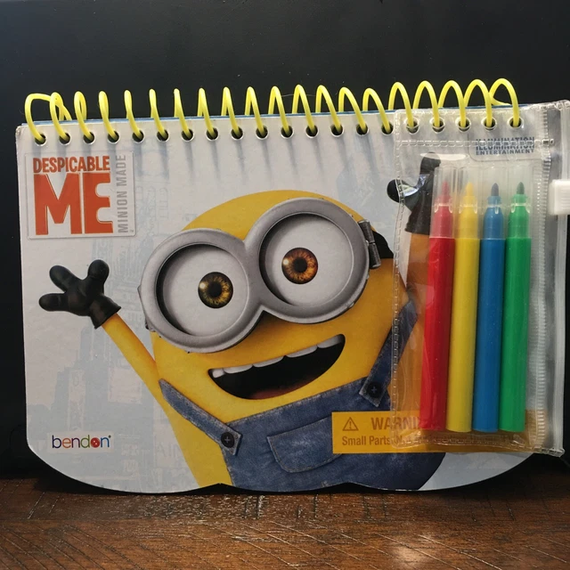 BENDON DESPICABLE ME Color and Draw Activity Pad w/ Markers & Stickers ...