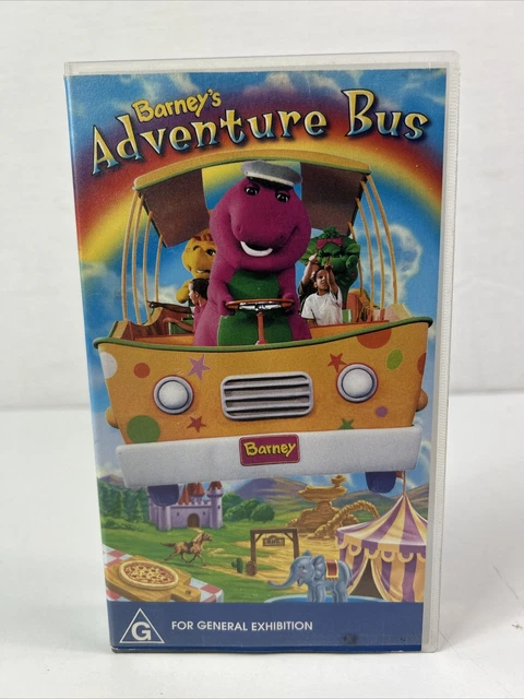 BARNEY - BARNEYS Adventure Bus (VHS, 1997) Classic (Ages 1-8) Video £11 ...